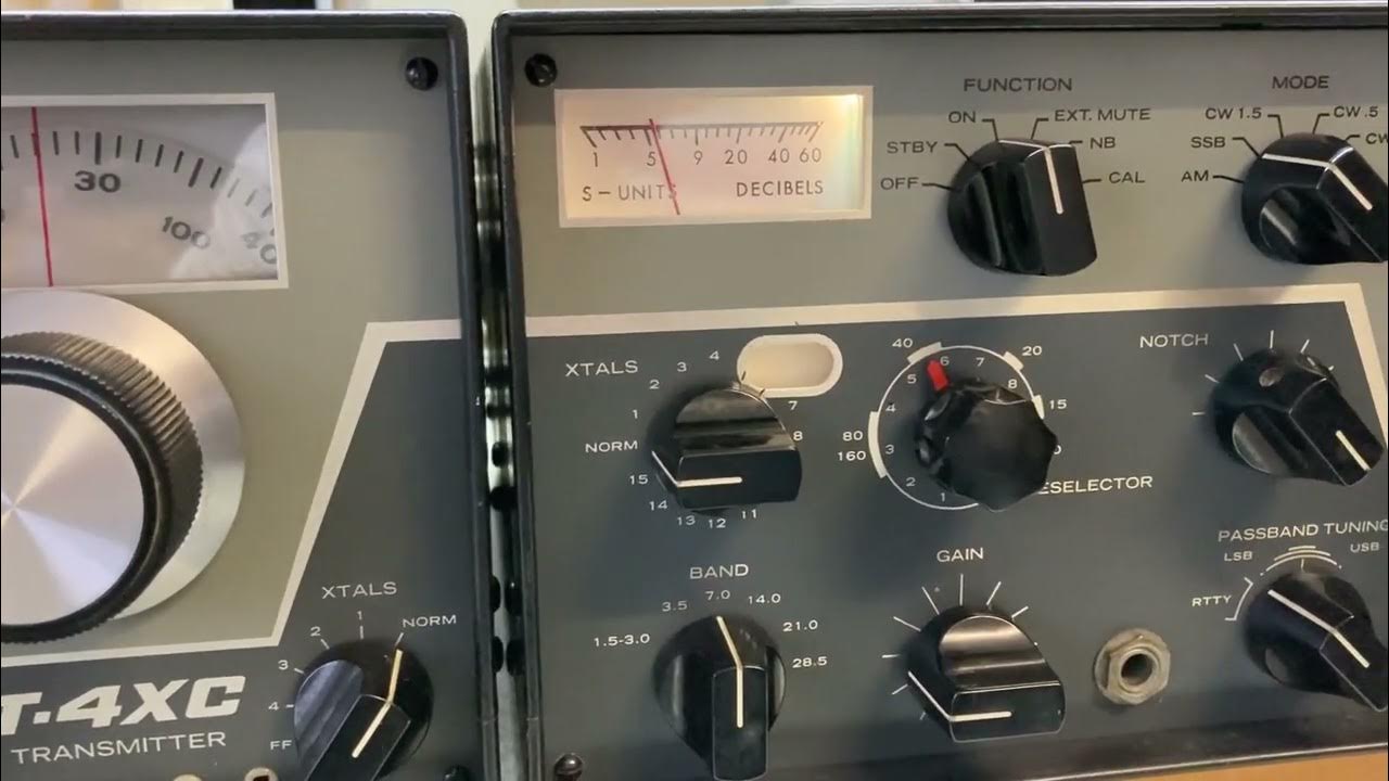 Drake T-4XC / R-4C SSB reception - YouTube