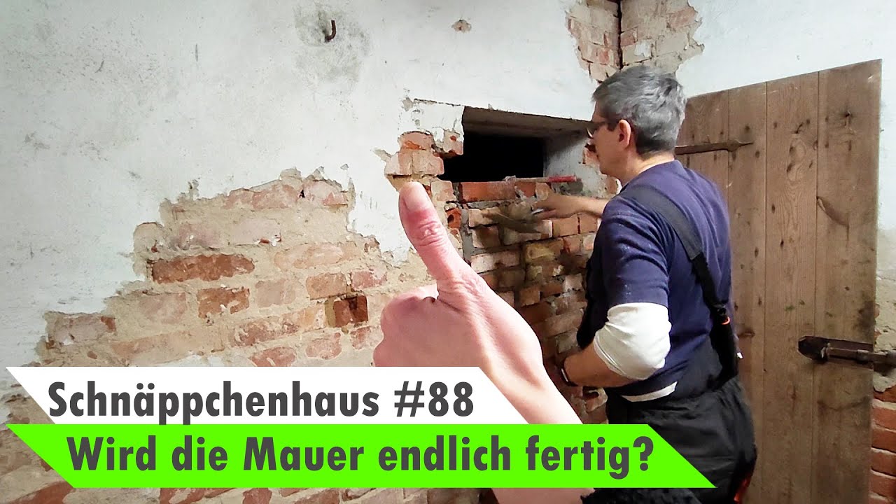 Schnäppchenhaus Bauvlog #88 🏡 Mauern, Löcher und Gräben... - YouTube