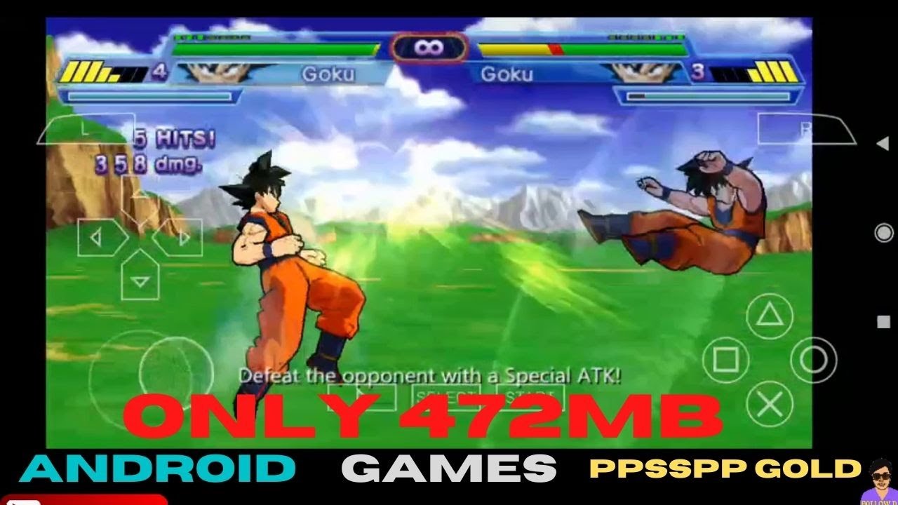 DRAGON BALL Z SHIN BUDOKAI 2 ENGLISH | PPSSPP GAMES FOR ANDROID - YouTube