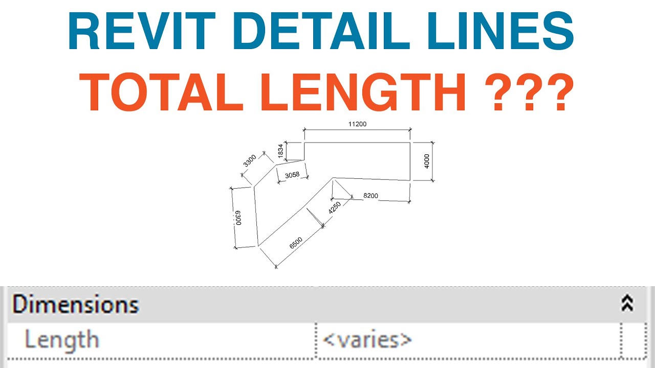 Detail Lines Total Length Revit Tutorial YouTube Detail Lines Total Length Revit Tutorial YouTube