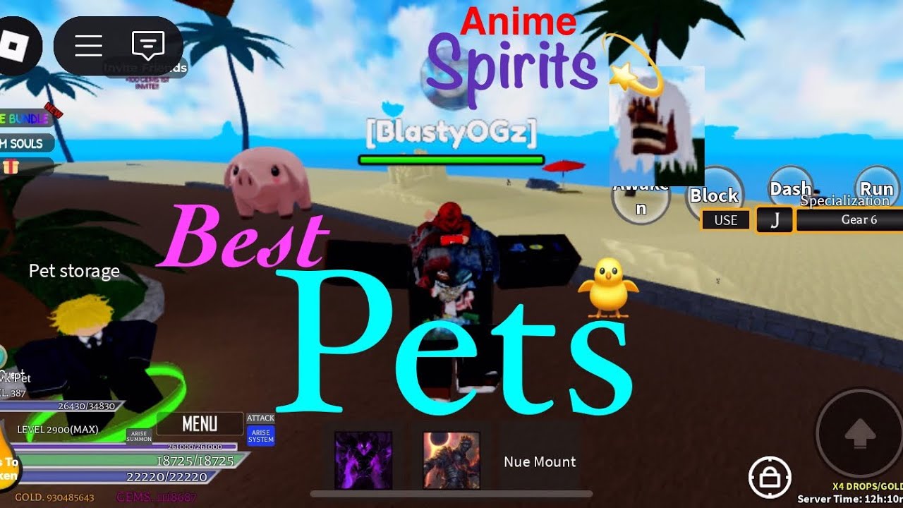 Easy Guide for Pets 🐣📊 *updated* - Anime Spirits - YouTube