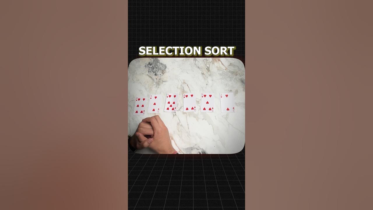 Selection sort…. - YouTube