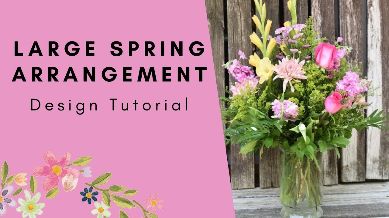 Large Spring Design - Flowers by the Bunch - YouTube