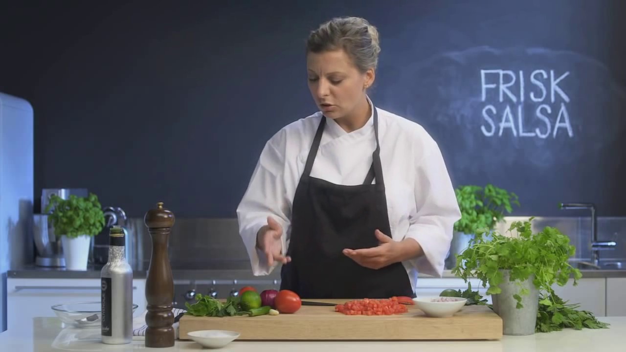 Hjemmelaget salsa oppskrift 🌶 Lær mer av Lise Finckenhagen | BAMA - YouTube