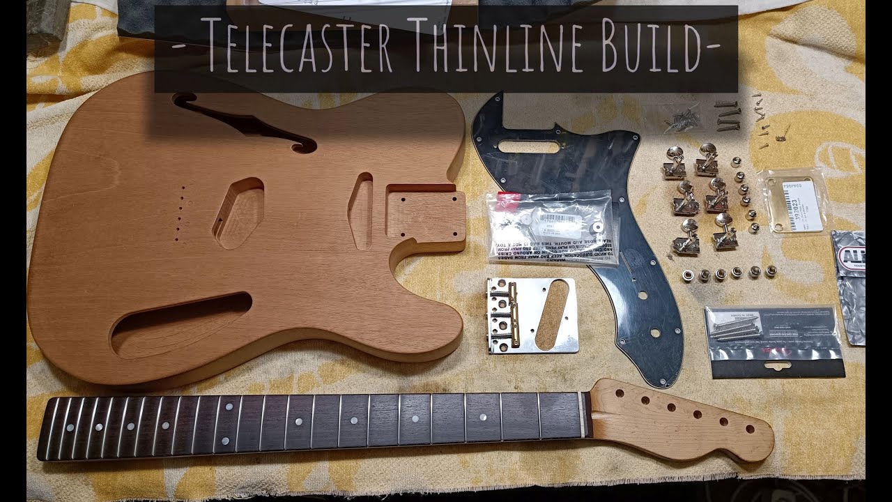 Telecaster Thinline Build - YouTube