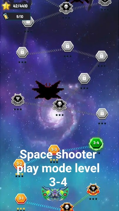 space shooter play mode level 3-4 #androidgameszone #games #space #spaceshooter - YouTube