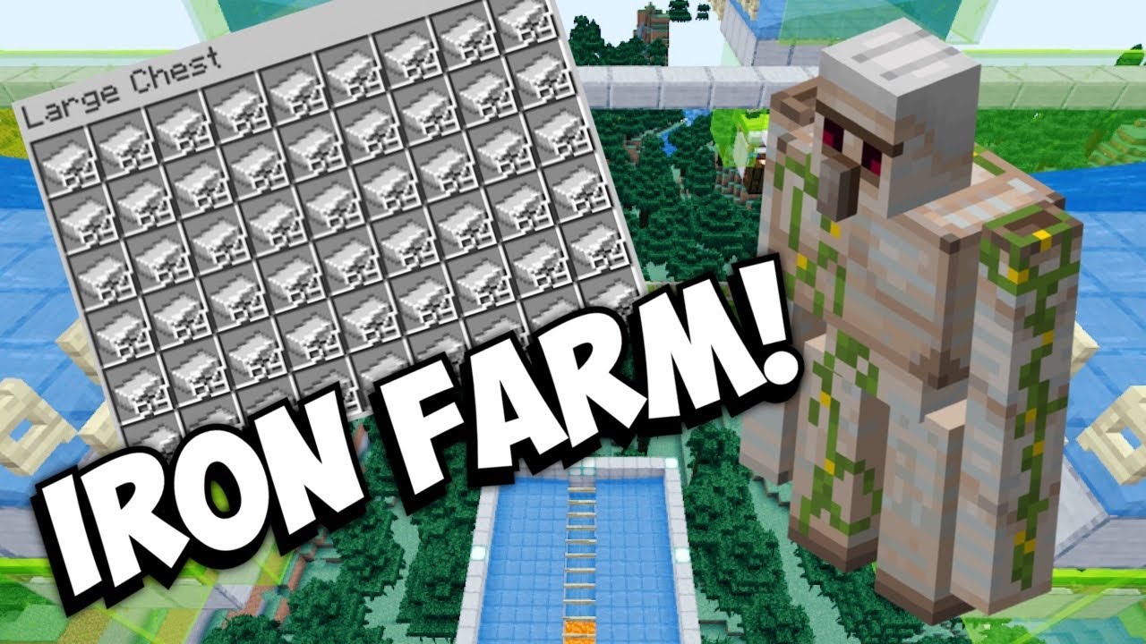 Minecraft Iron Farm | Air Force Minecraft Server Part 5 - YouTube