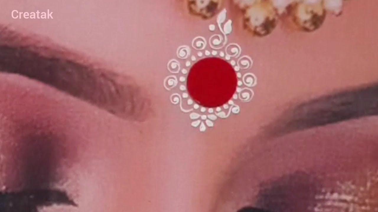 Kopaler Chandan Kolka design for bride 😍//Kolka class//Kolka alpona ...