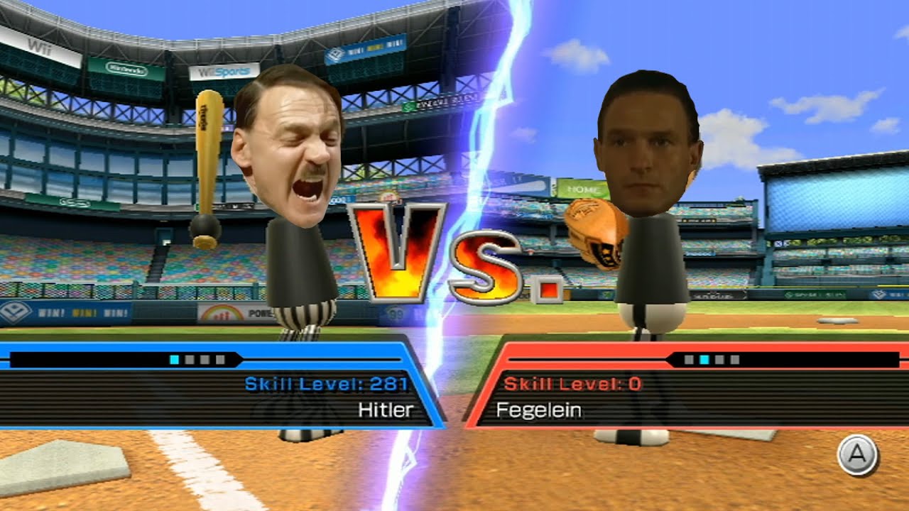 Hitler vs. Fegelein - Wii Sports Baseball - YouTube