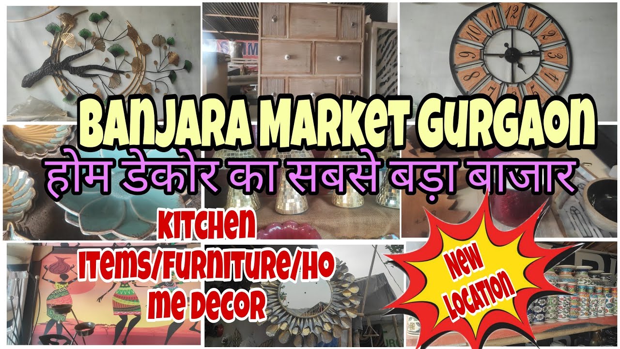Banjara Market Gurgaon llखुद देख लो इस से सस्ता कही और नही/Home Decor ...