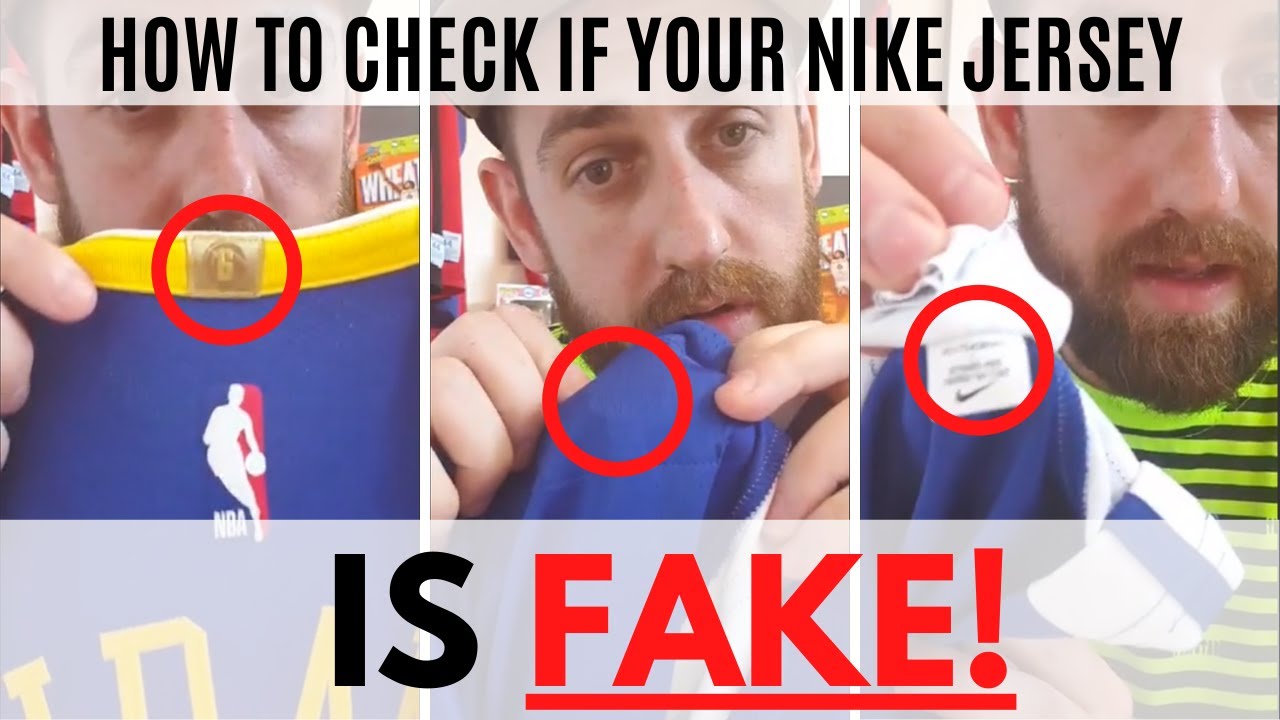How to check if your Nike NBA Basketball Jersey is real or fake! - YouTube