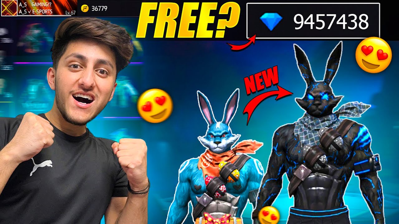 I GOT BLACK BUNNY BUNDLE FREE ? 5 BUNNY BUNDLE GIVEAWAY - GARENA FREE ...