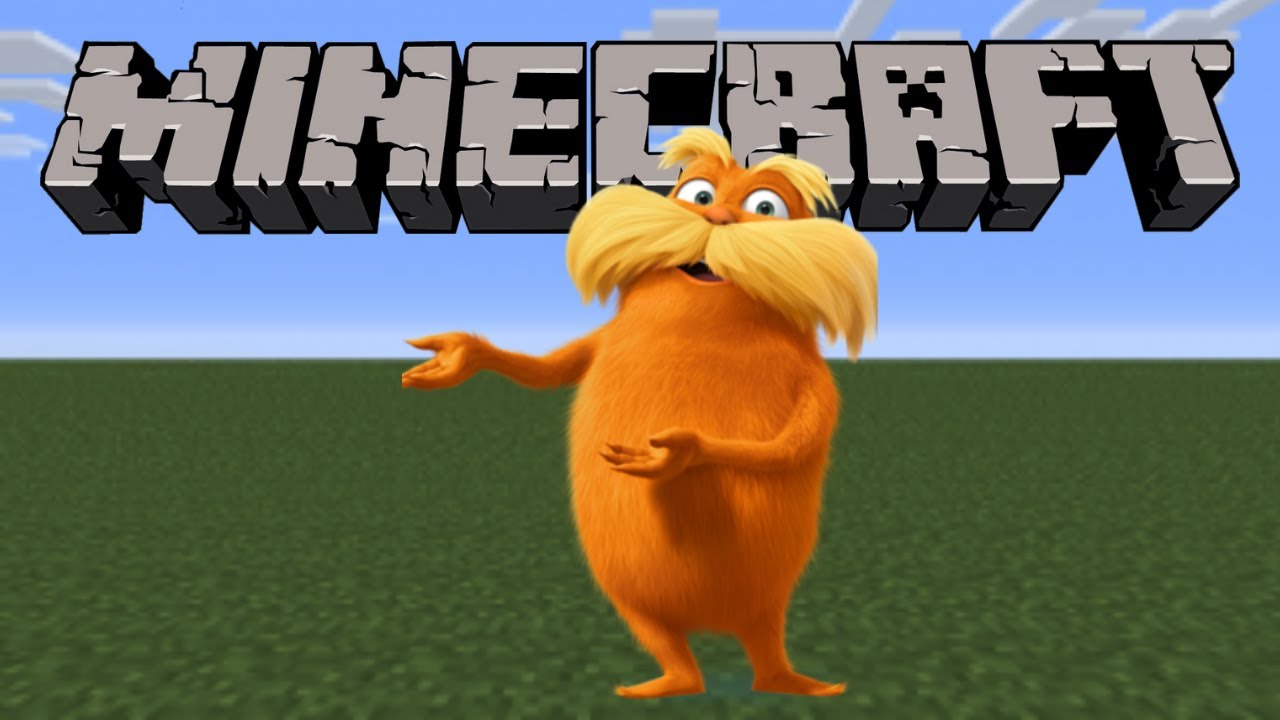 Minecraft Building The Lorax - YouTube