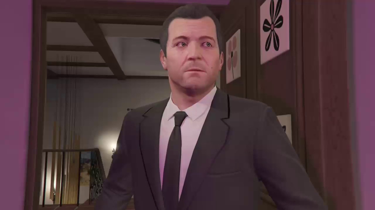 GTA 5 Story Mode: Michael Saves His Family From Merryweather - YouTube