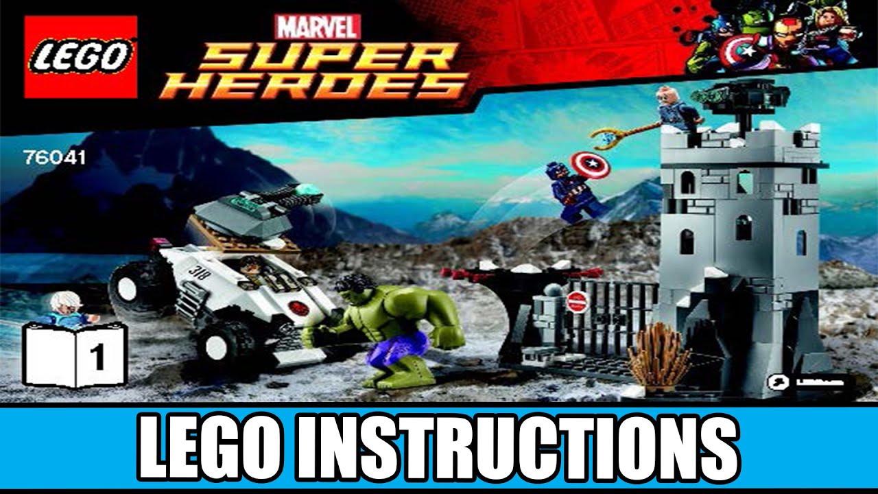 LEGO Instructions | Marvel | 76041 | The Hydra Fortress Smash (Book 1 ...