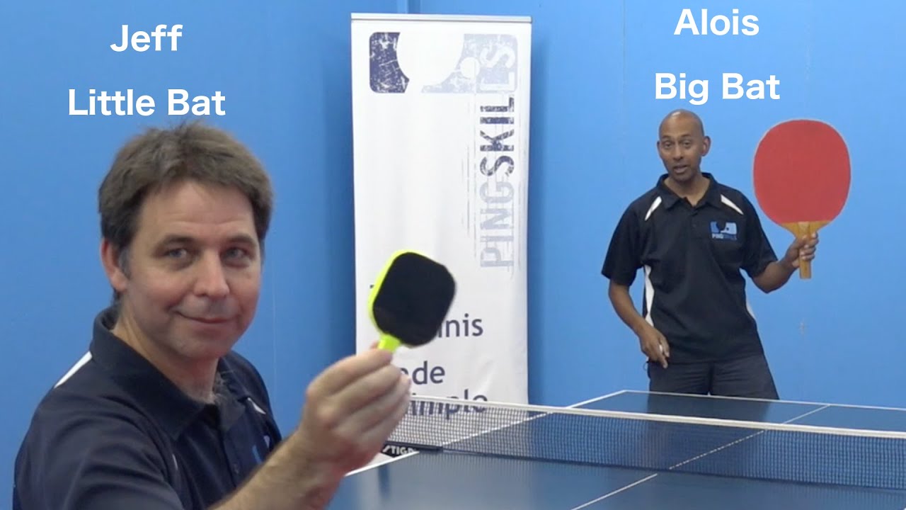 Little Bat vs Big Bat | Jeff Plumb vs Alois Rosario | Table Tennis ...