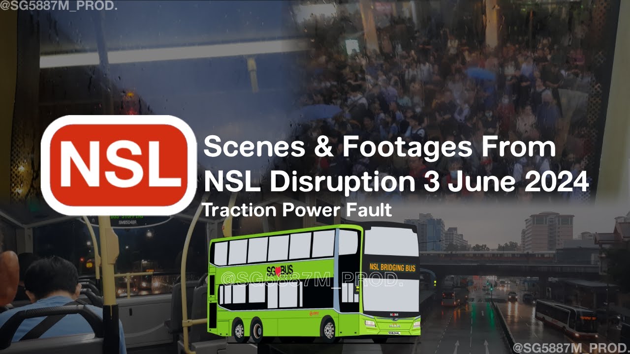 [SMRT] Some Footages of the NSL Disruption | NSL Traction Power ...