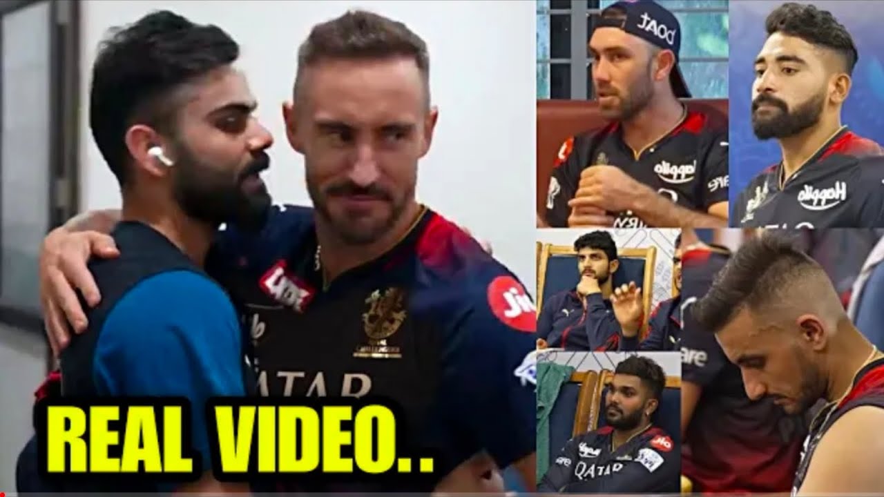 FULL VIDEO: Virat Kohli & RCB Team Crying in Dressing Room After ...