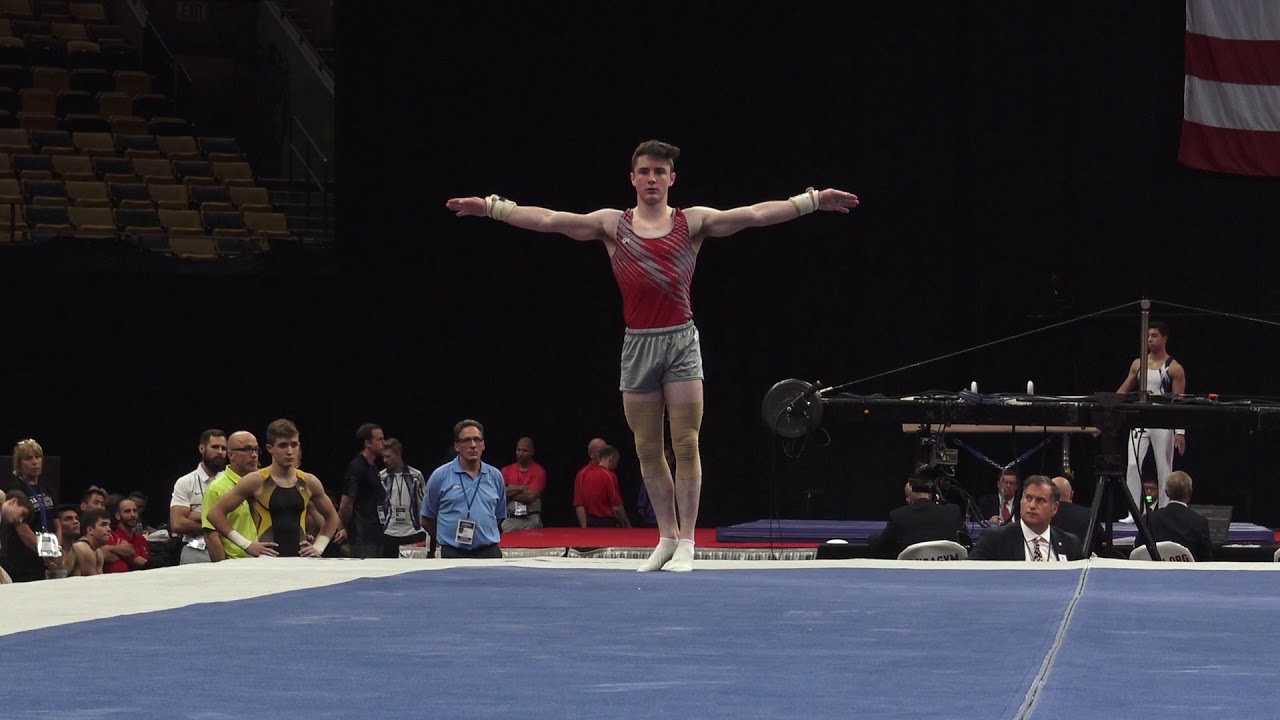 Taylor Burkhart – Floor Exercise – 2018 U.S. Gymnastics Championships ...