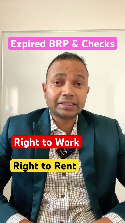 Expired BRP / BRC and Right to Work checks, Right to Rent checks - YouTube