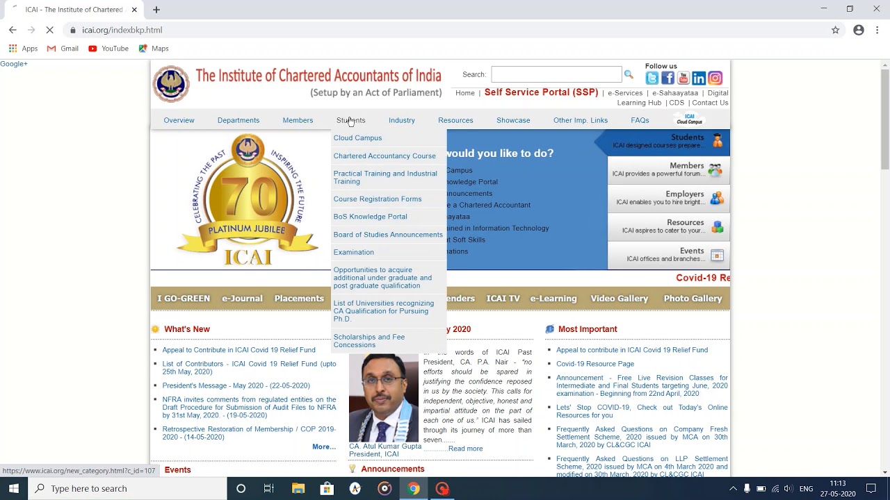 how to download icai e- study material || charted accountant - YouTube