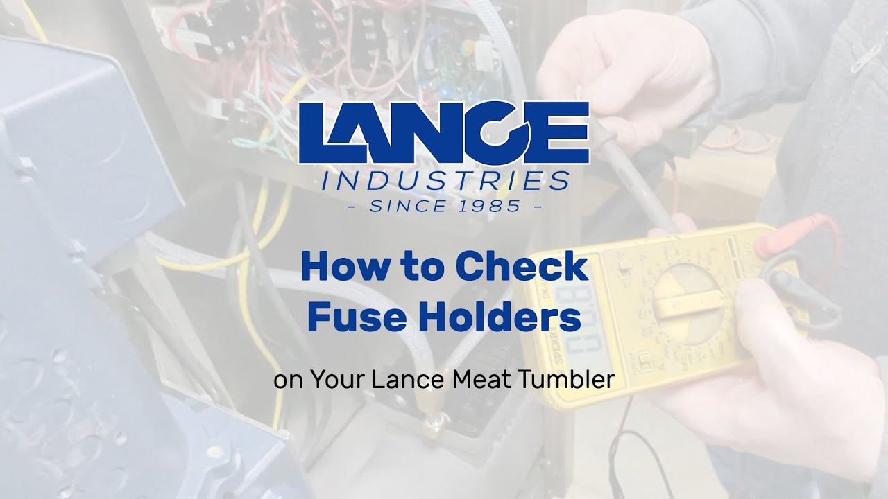 Troubleshooting Your Lance Meat Tumbler: Testing the Fuse Holders - YouTube