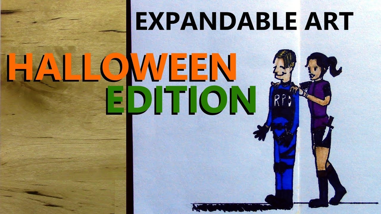 DIY Folding Paper Artwork - Halloween Edition - ft. The Art of Horror ...