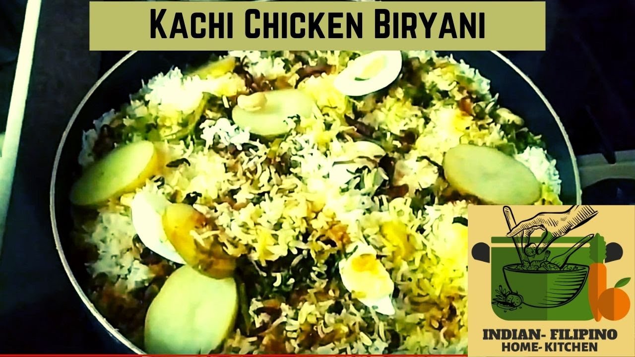 Kachi Chicken Biryani - YouTube