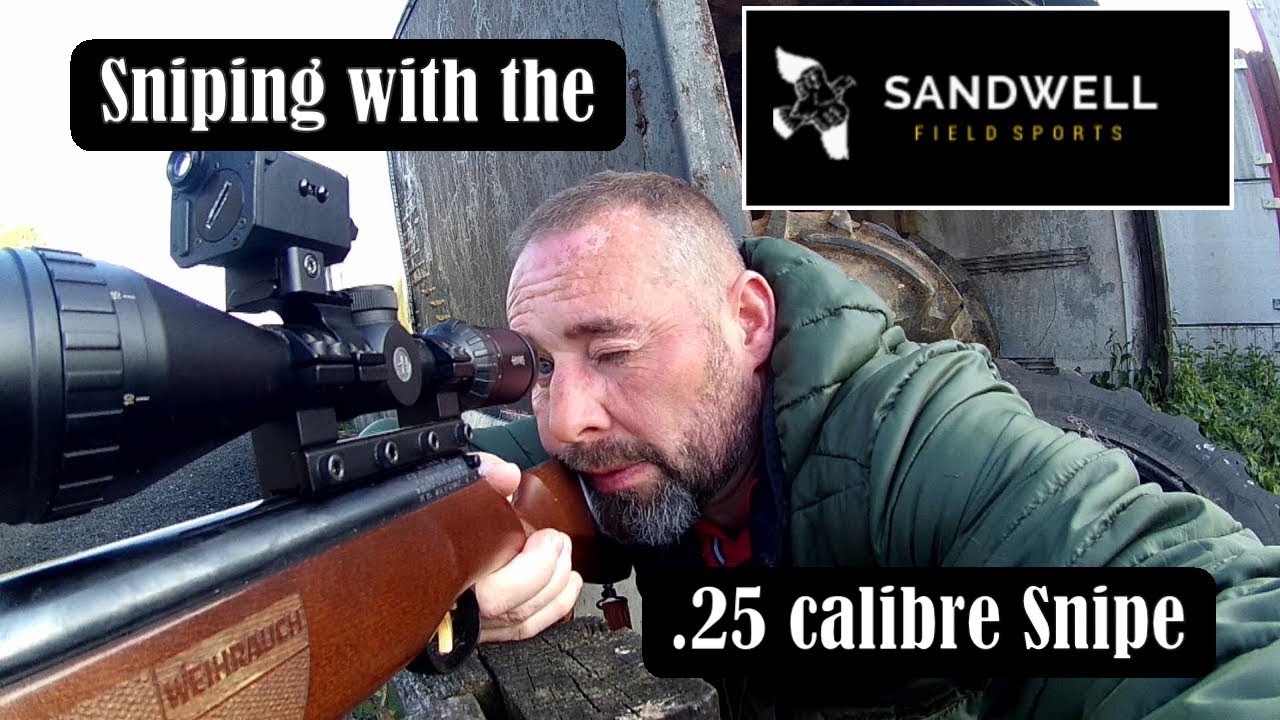Sniping with the Sandwell Field Sports 25 calibre Snipe in HD - YouTube
