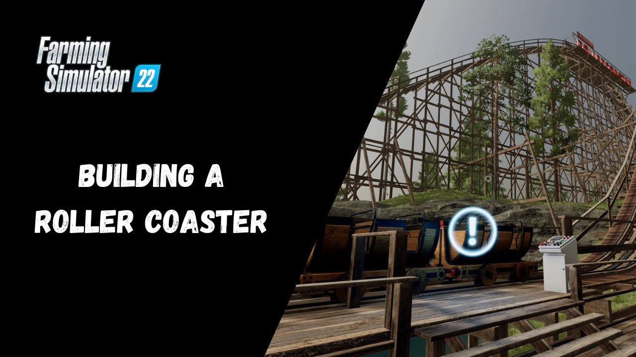 Building A Roller Coaster - Farming Simulator 22 XBOX - YouTube