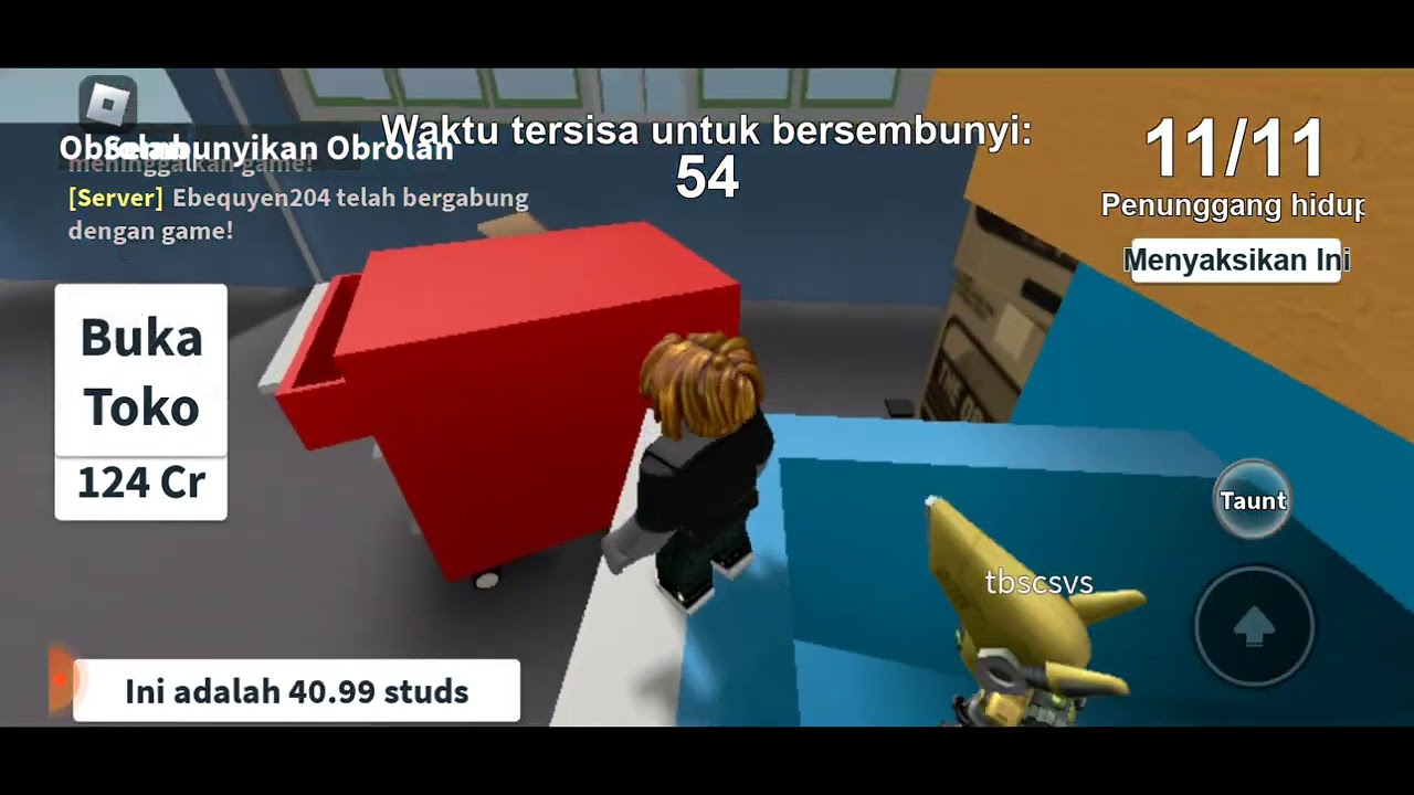 Memainkan game hide and seek extreme di roblox#roblox#game#gameplay# ...