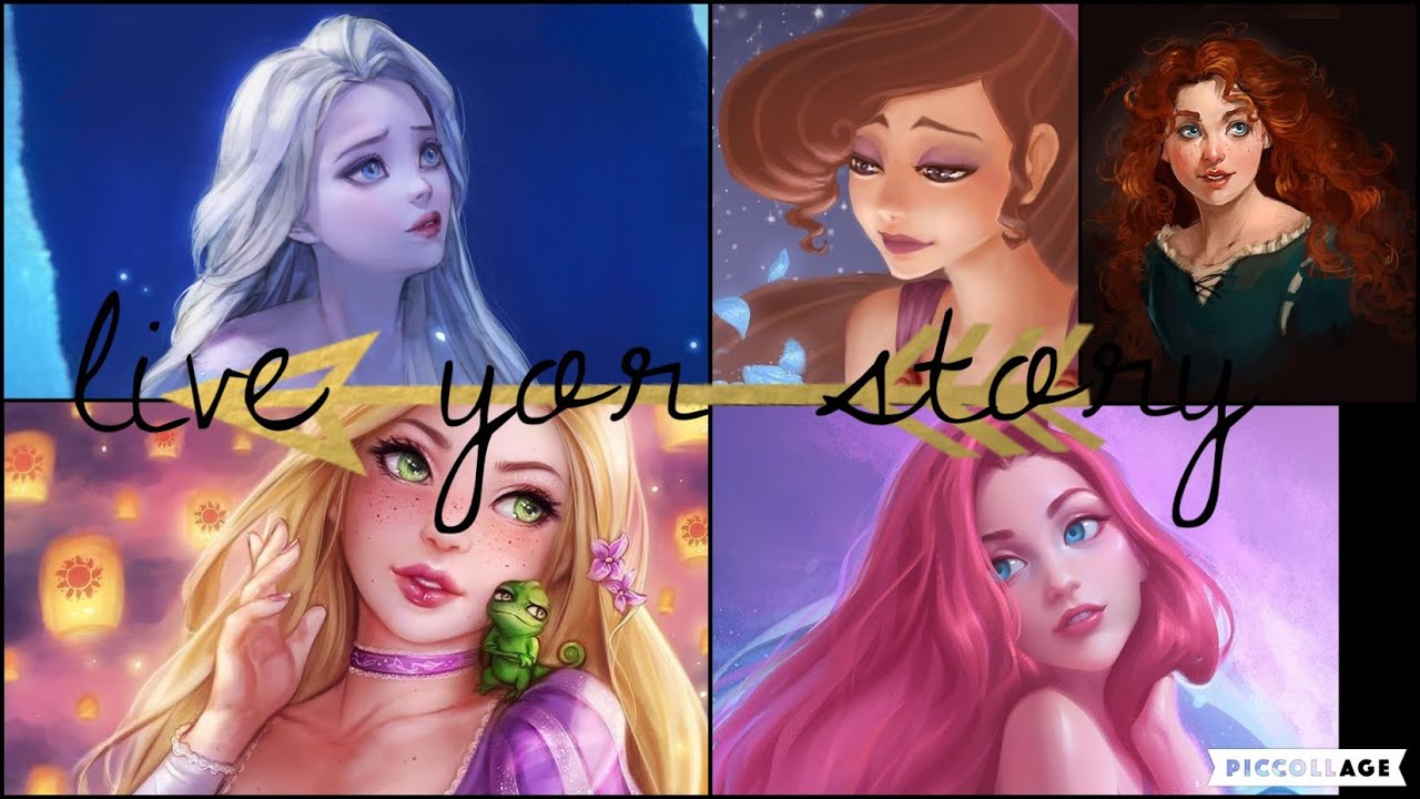 Live your story-Disney Princesses AMV - YouTube