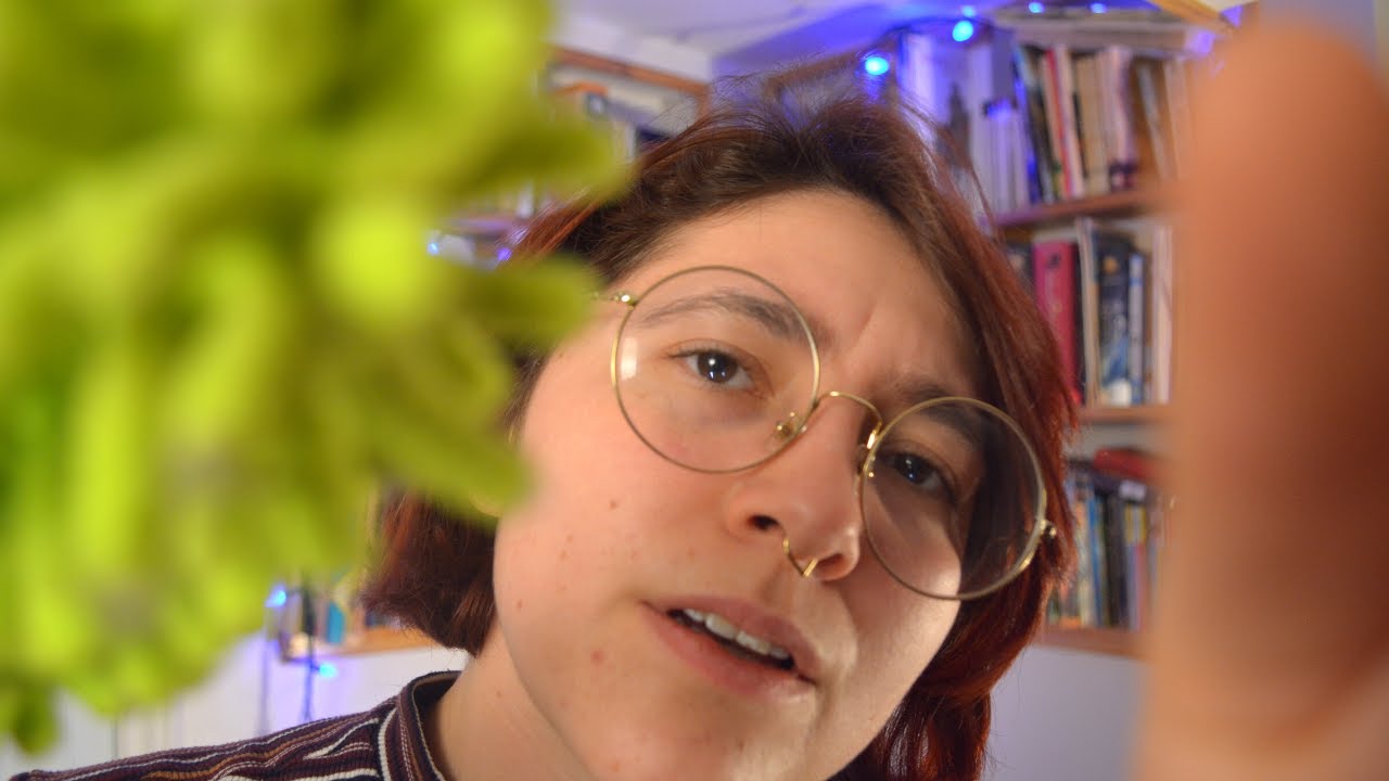 ASMR There's Something On Your Face! Visual Triggers, Plucking ...