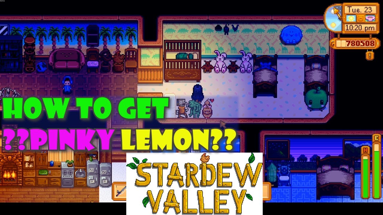 Stardew Valley SECRET - HOW TO GET ??PINKY LEMON?? - YouTube