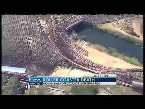 Woman dies on Texas Giant at Six Flags/SALE PROYECTADA MUJER - YouTube