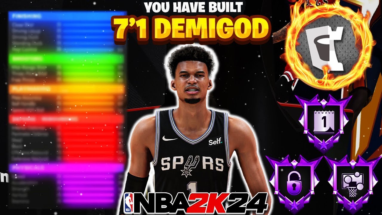 THIS OVERPOWERED 7'1 VICTOR WEMBANYAMA DEMIGOD BUILD WILL BREAK NBA ...