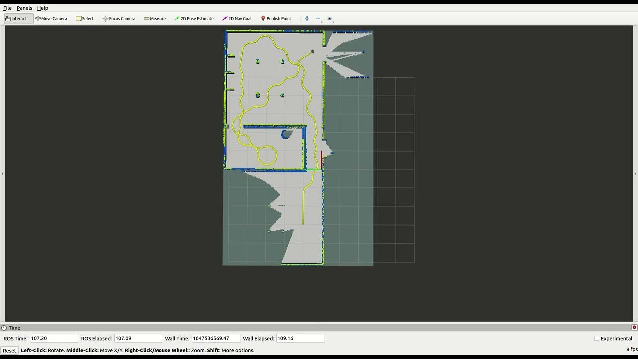 octomap mapping implementation - YouTube