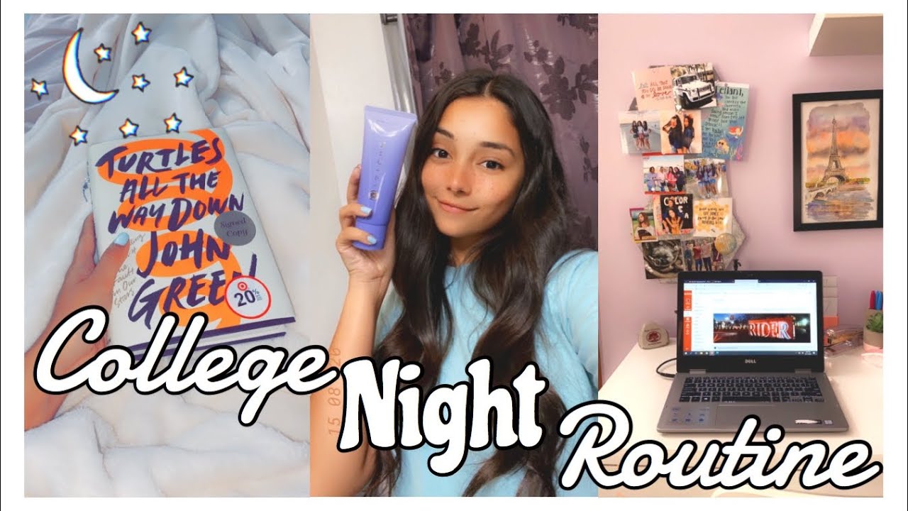 COLLEGE NIGHT ROUTINE 2020 - YouTube