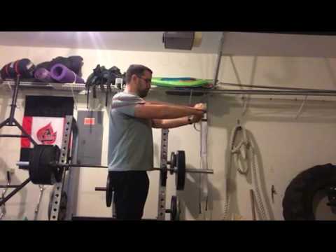 Band resisted scapular protraction - YouTube