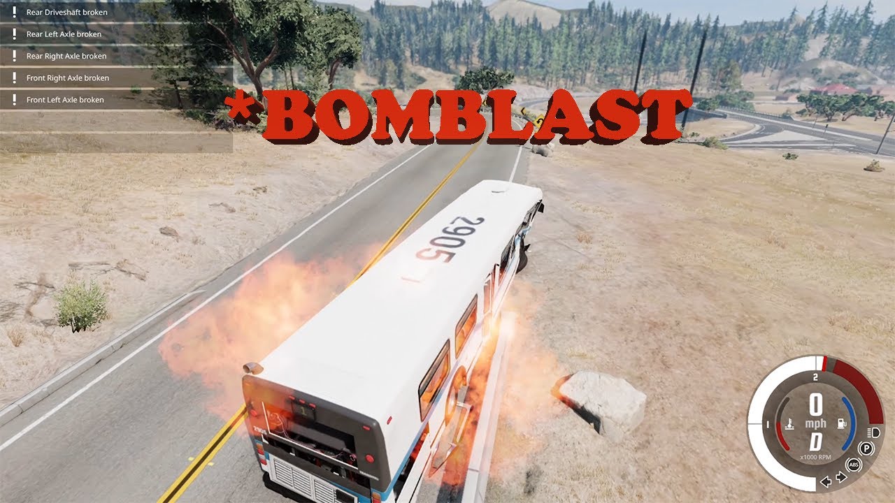 BEAMNG.DRIVE | BUS MAIN BOMB BEAMNG.DRIVE | ANIKET'S GAMING | BEAMNG ...