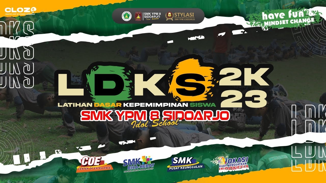 LDKS OSIS SMK YPM 8 SIDOARJO 2023-2024 - YouTube