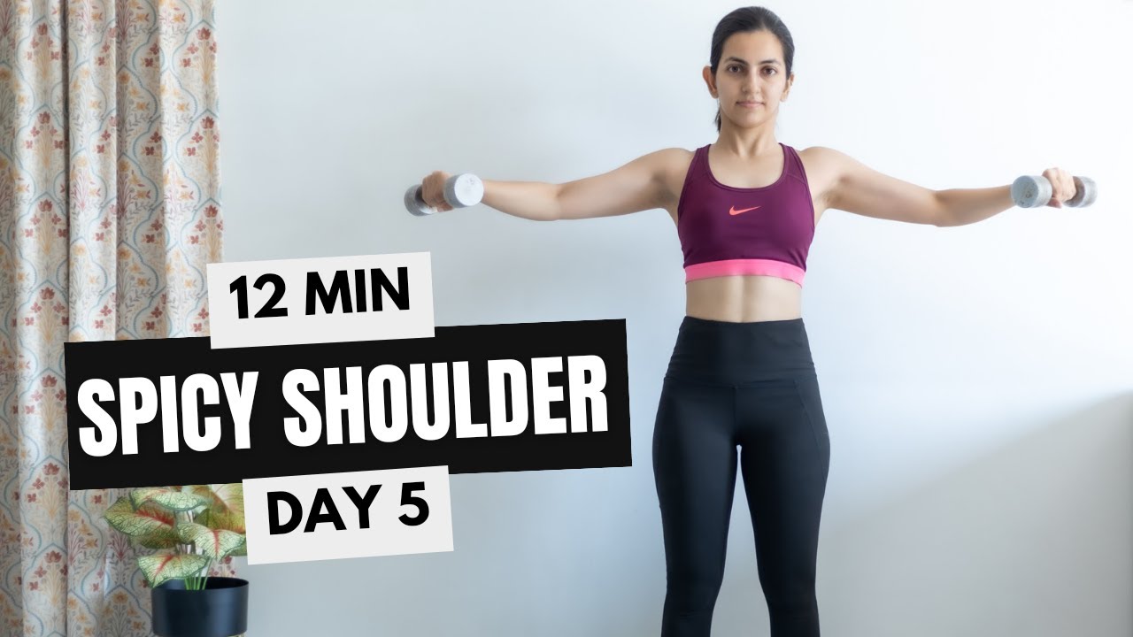 SPICY SHOULDER WORKOUT I DAY 5 - STRONG AT HOME CHALLENGE - YouTube