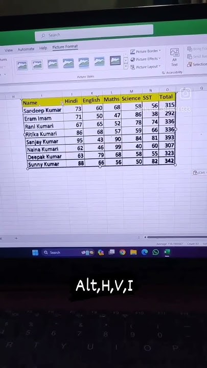 || Excel mai data ko picture mai kaise convert kre || #exceltutorial #exceltips #excel - YouTube