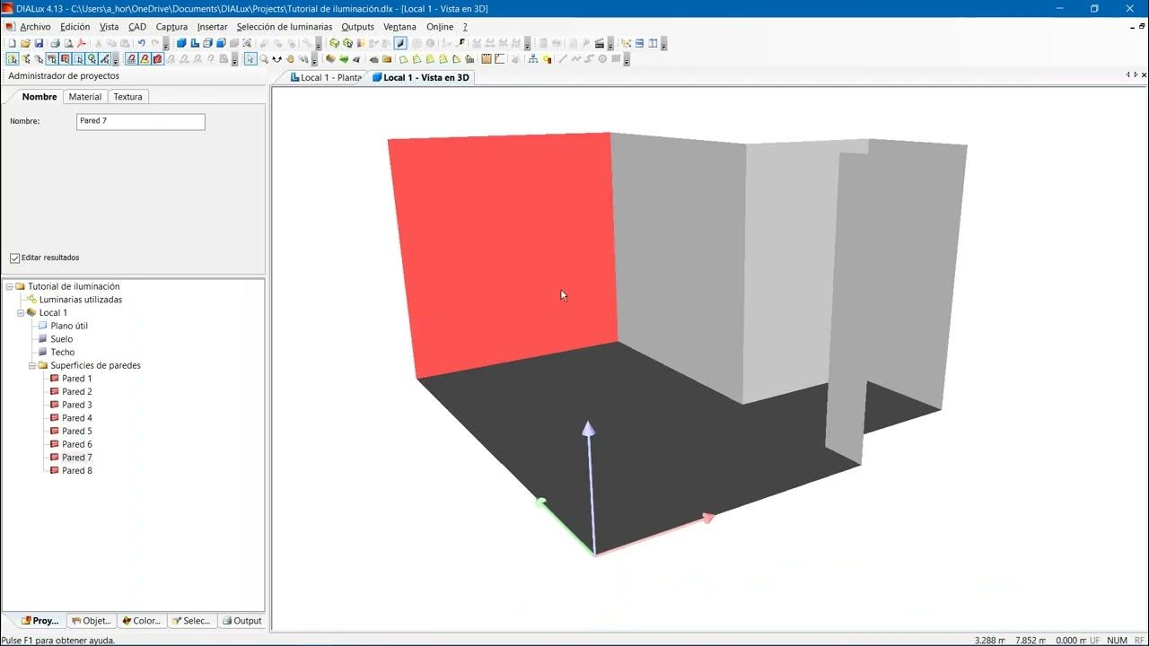 Tutorial Dialux parte 1 - Curso desde cero de cálculo de instalaciones de iluminación con DIALUX ...