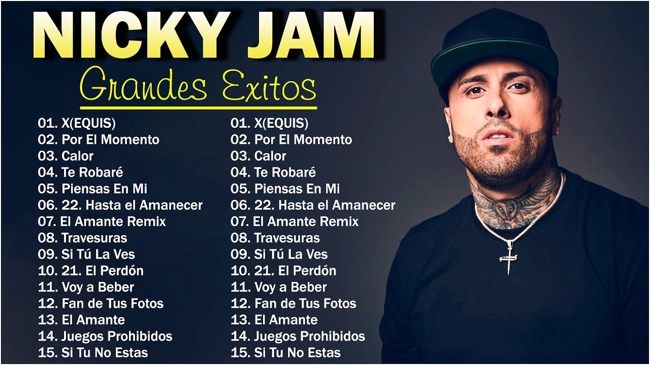 Nicky Jam Exitos 2024 Best Songs Of Nicky Jam 💯 2024 Nicky Jam Full ...