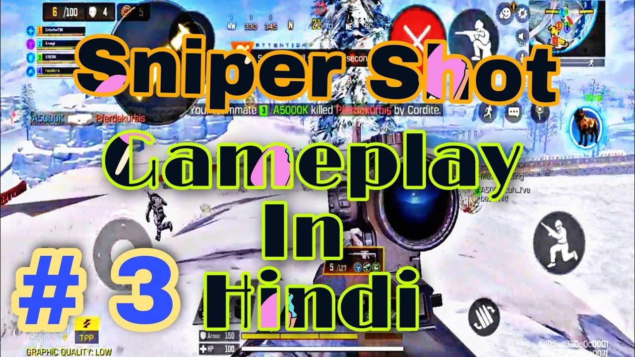 Call Of Duty Gameplay | Sniper Shot In Call Of Duty 🤭🤭| Cod Mobile Part ...