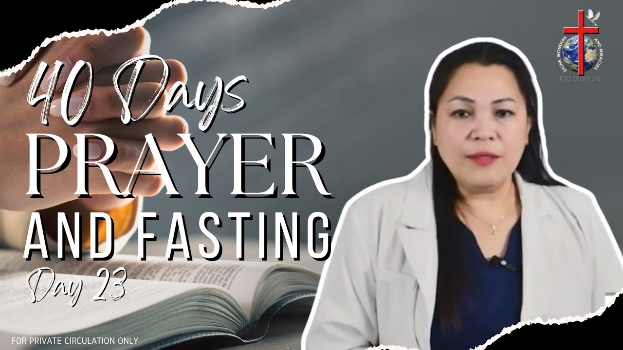 40 Days Prayer and Fasting | Day 23 - Evening Devotion - YouTube