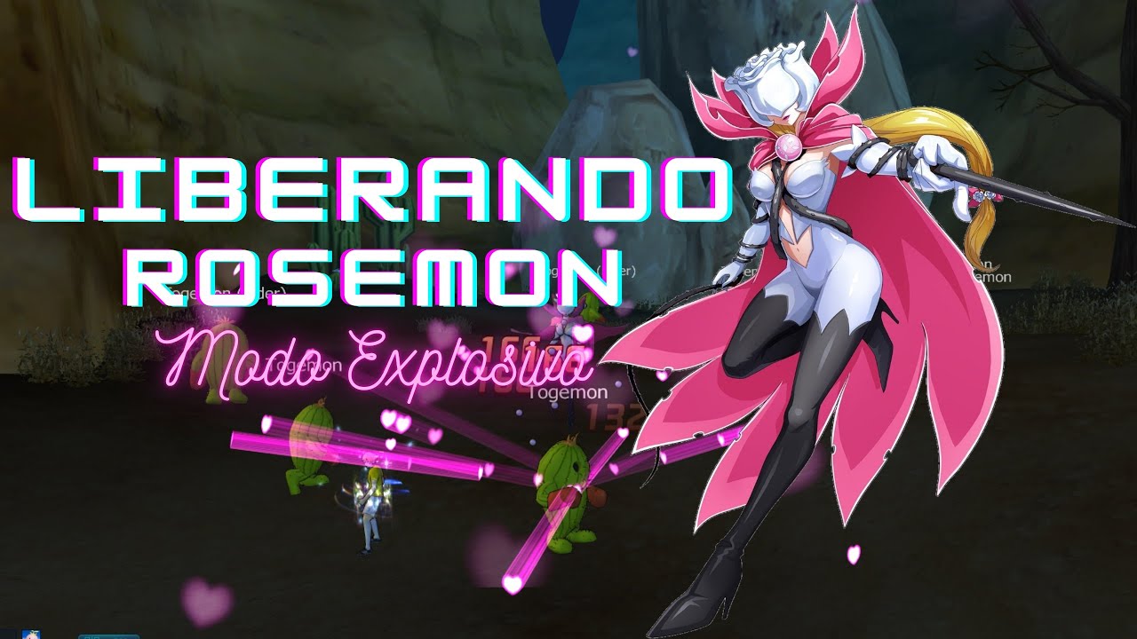 LADMO: Liberando o Modo Explosivo da Rosemon 🤍 - YouTube