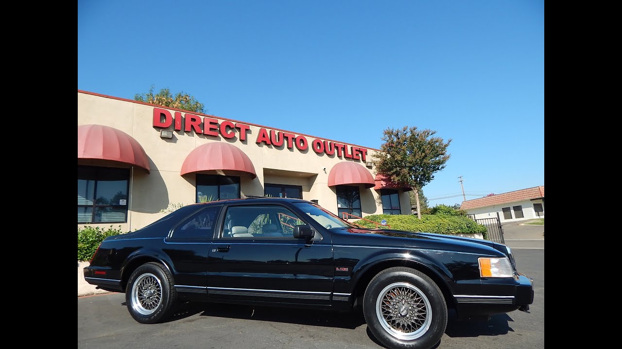1991 Lincoln Mark VII overview and walk around review - YouTube