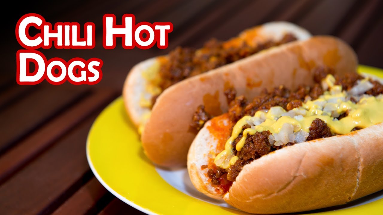 Como Hacer Chili Hot Dogs y Chili con Carne - YouTube
